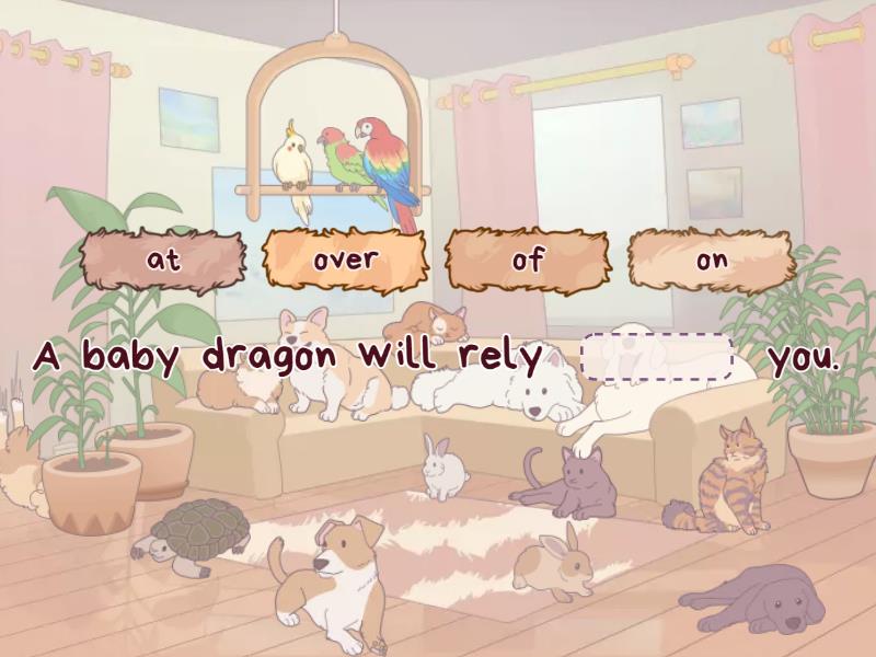 11 A baby dragon - Complete the sentence