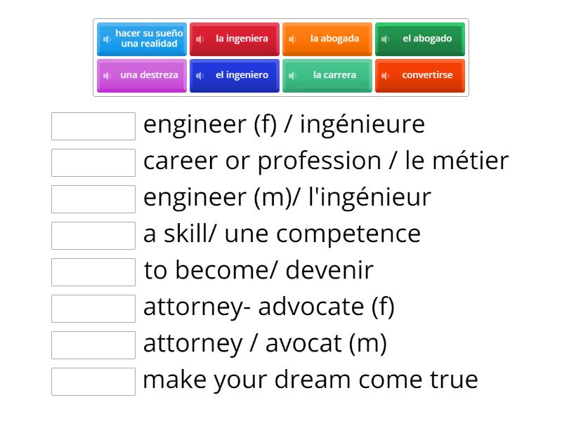 Entreculturas 3 Unidad 5 Camino B Asi se dice 1 : Conoce a Maria - Match up