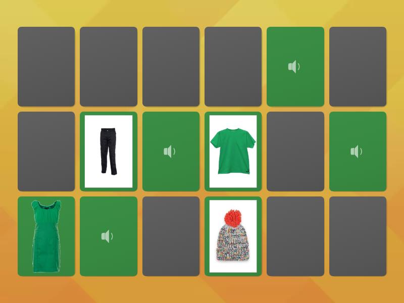La Ropa - Juego de memoria - Matching pairs