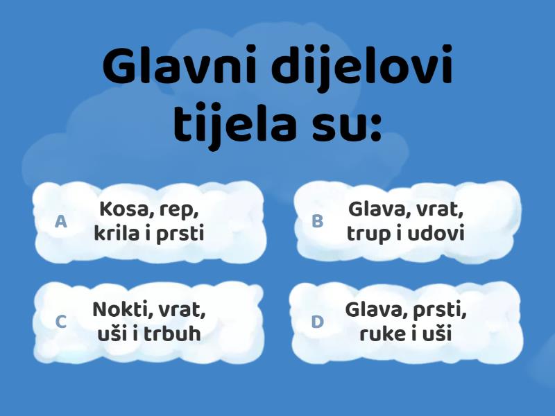 PID 1 - Moje tijelo - Kviz