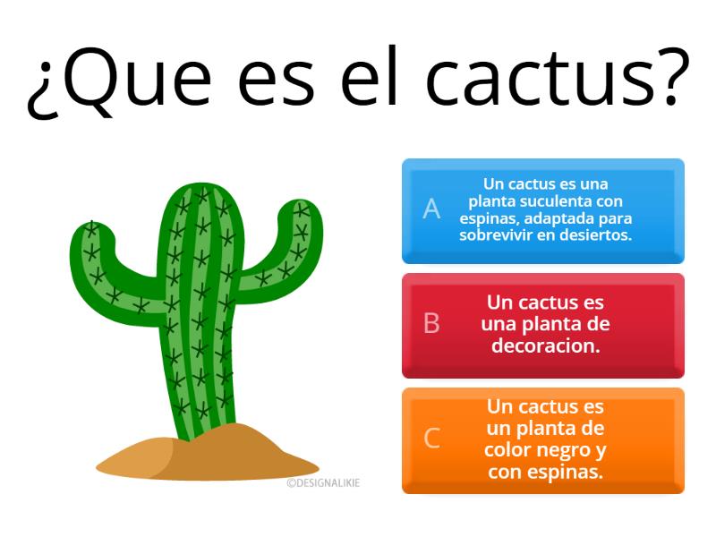 Preguntas sobre el cactus. Manuel Cardona, Jose Tirado y Alejandro ...
