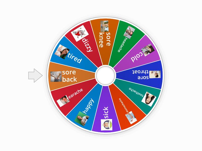 Make a simple sentence! - Spin the wheel