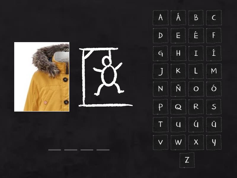 Winter Clothes (4th) - Hangman