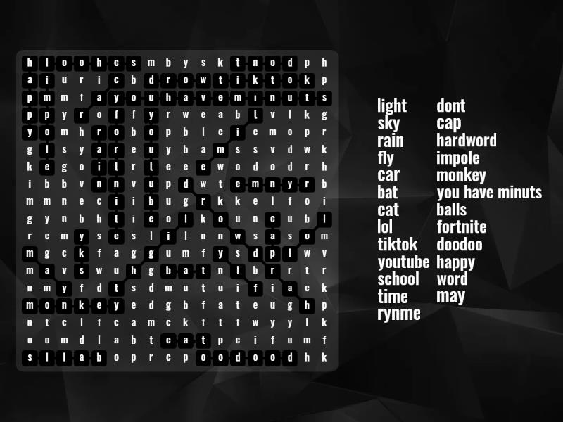 Impossible Word search (NO ONE CAN BEAT THIS!) - Wordsearch