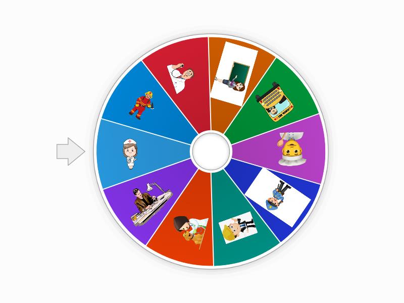 occupation wheel - Spin the wheel