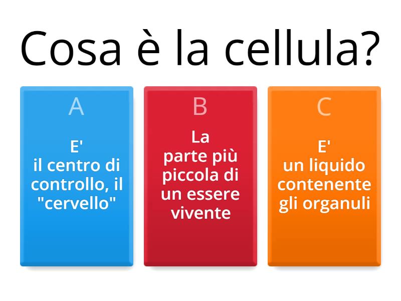 La Cellula - Quiz