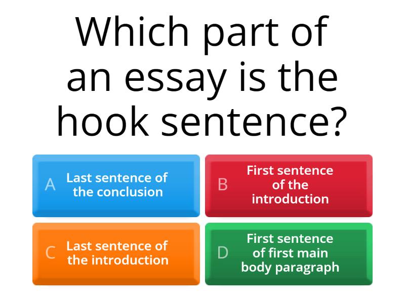 Essays - Quiz