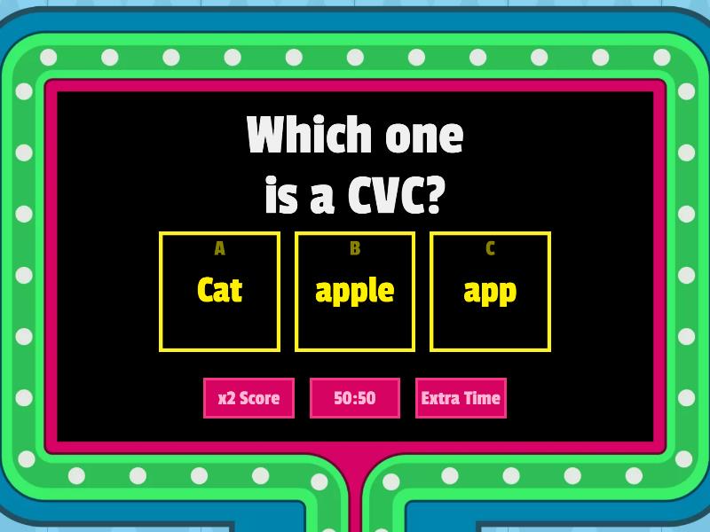 CVC REVIEW - Gameshow quiz