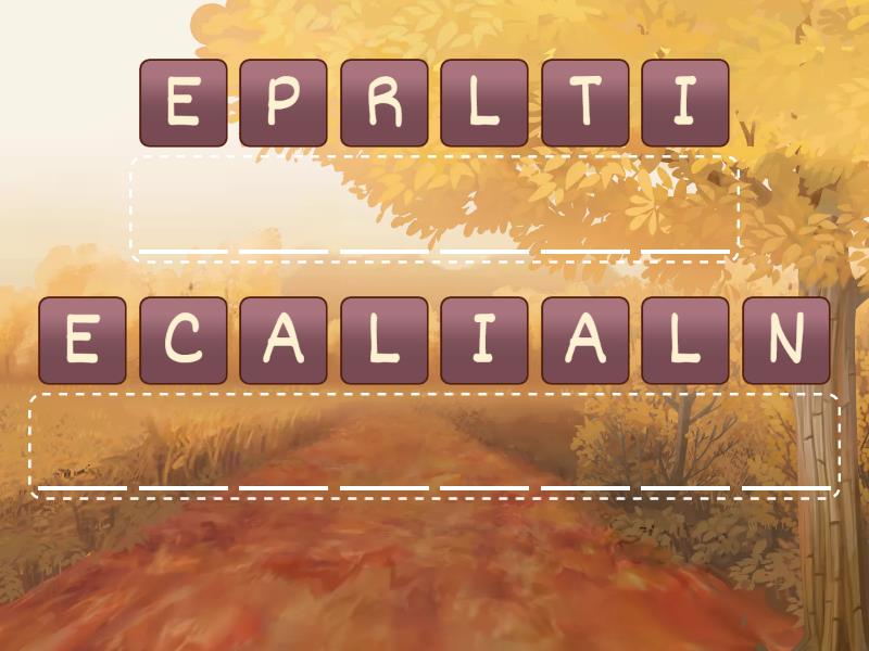 WW1 WORD SCRAMBLE - Anagram