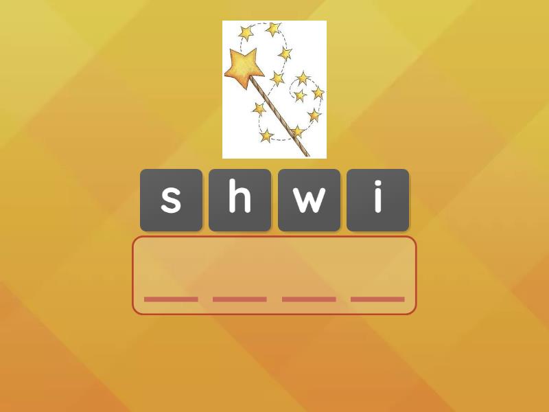 sh, ch, th, ng - Anagram