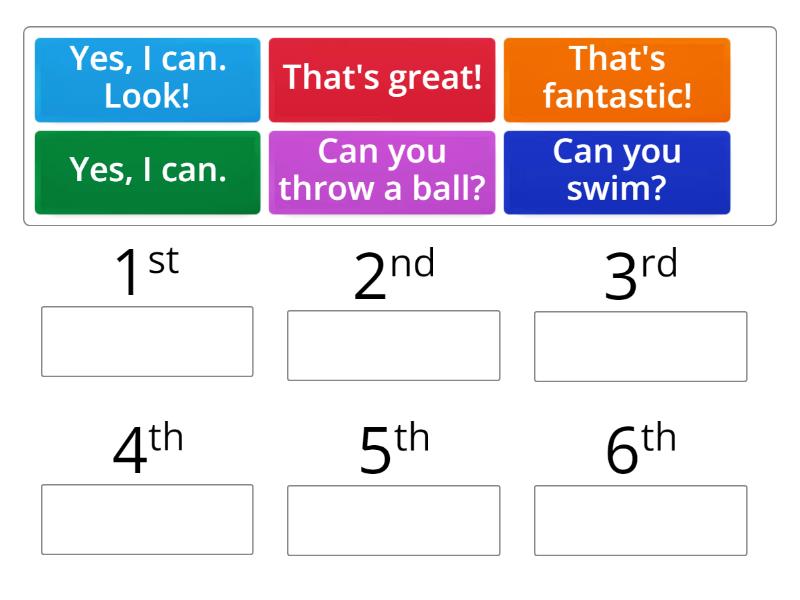 as1 unit 5 lesson 7 - Rank order
