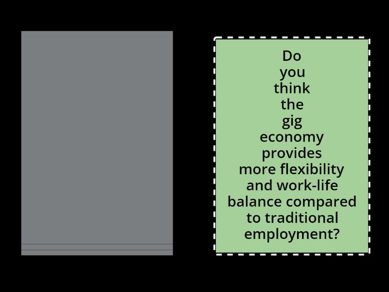 gig work - Speaking cards