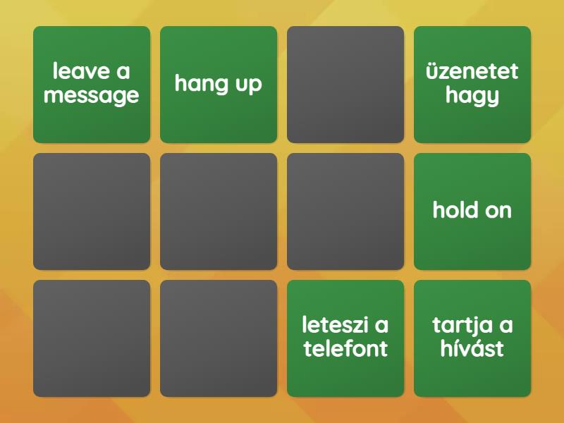 Phone - Matching pairs