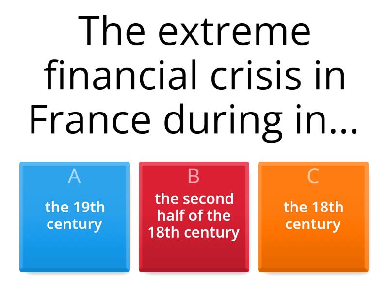 FRENCH REVOLUTION - Quiz