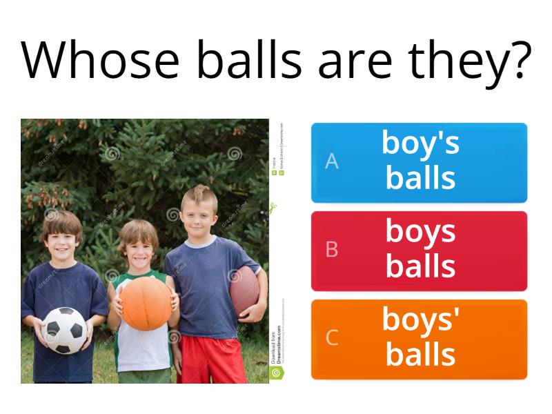 Unit 4A. Possessive case....Whose? - Quiz