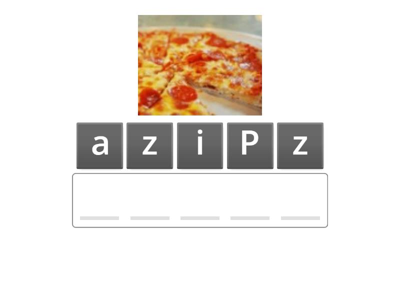 Session 3: Food - Anagrama