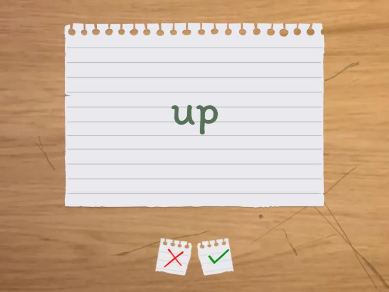 Prepositions of place - Flash cards