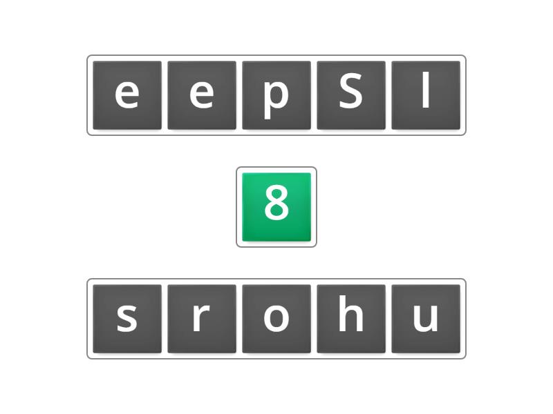 Order the letters - Anagrama