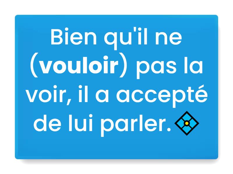 Pratiquer le subjonctif - Flash cards