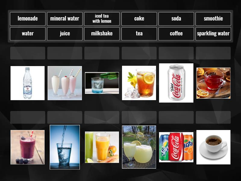 drinks - Match up