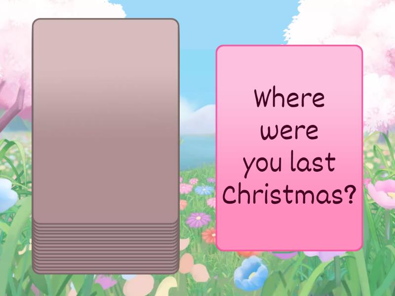 Was Were Speaking - Speaking cards