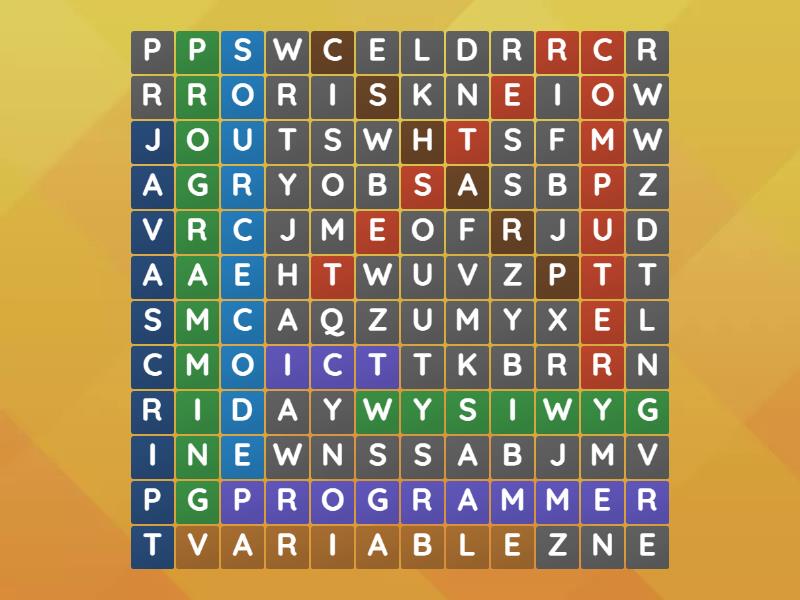 Introduction to C# programming - Wordsearch