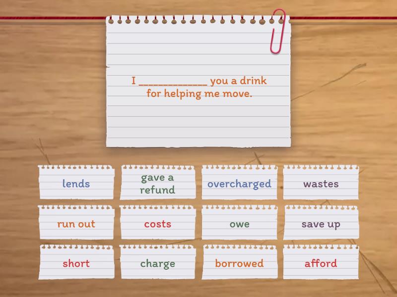7C Solutions pre-intermediate unit 7C - Find the match