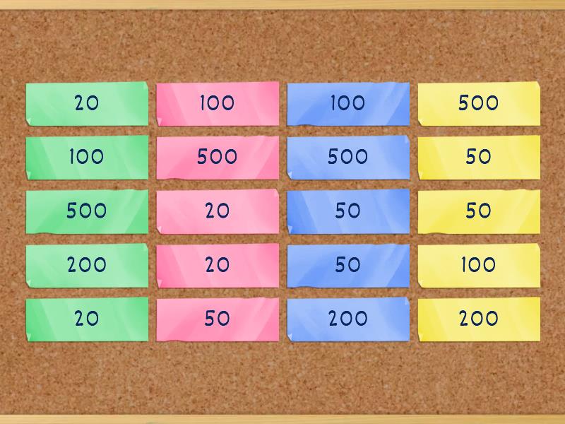 JEOPARDY - Flip tiles