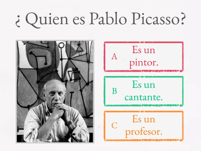 Pablo Picasso ‍ - Quiz