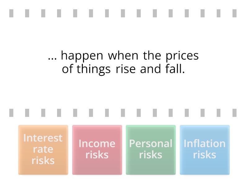 Money Matters_Unit 3_Lesson 2_Financial Goals Risks - Find the match