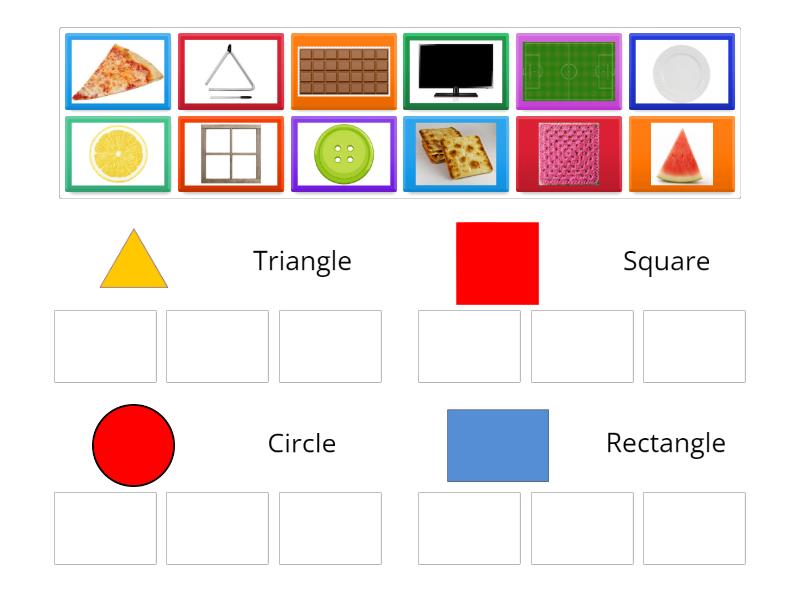 2d Shape Sorting Group Sort