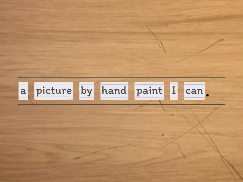 oxford phonics 4 U6 句子 - Unjumble