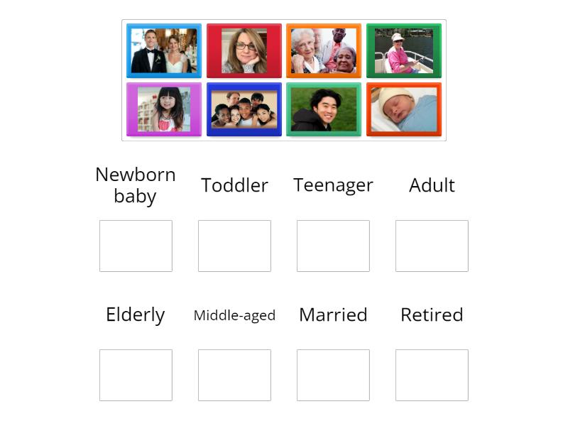 Teens 4 - Unit 9: Life stages - Group sort