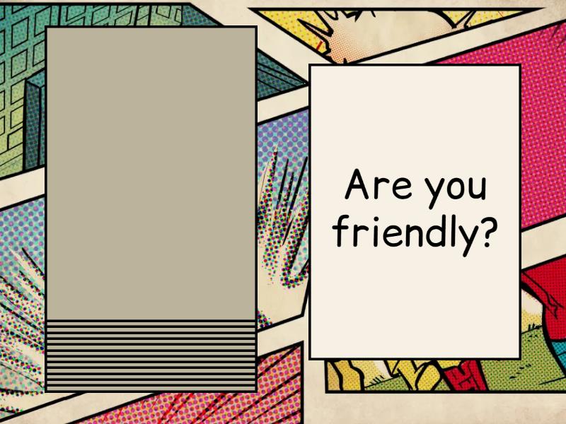 Verb to be (speaking) - Speaking cards