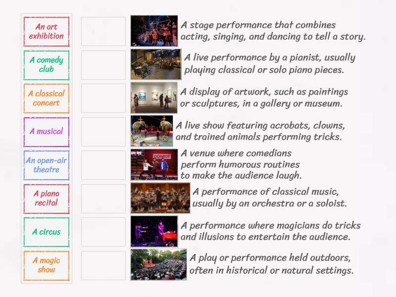 types of shows - Une las parejas