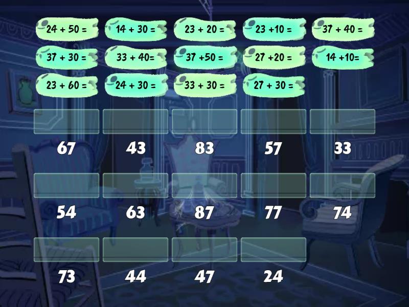 Adding Multiples of Ten #2 - Match up