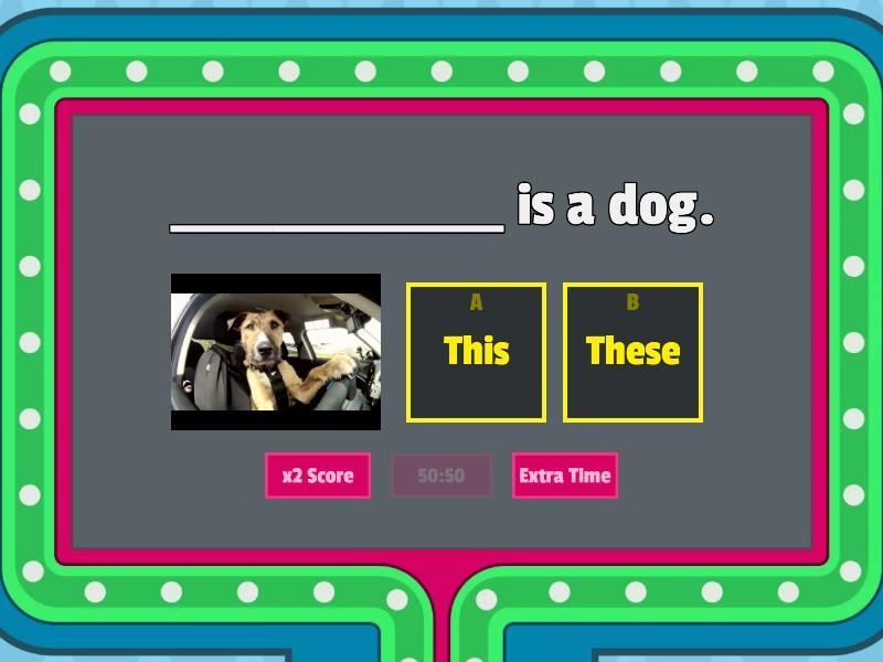 This/that/these/those - Game show de TV