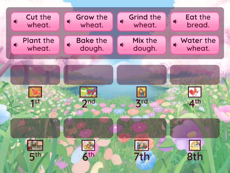 How to Make Bread? (Littel Red Hen) - Match up