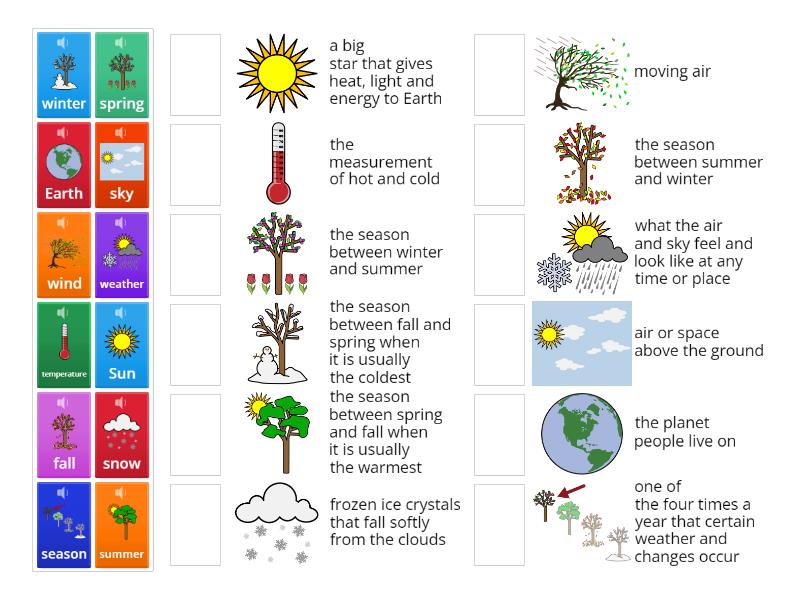 Unit 7 Vocabulary (Intermediate) - Match up