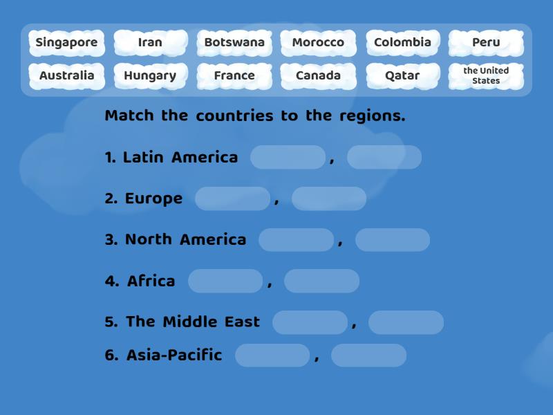 BR E U3 Location and Workplace PF ex1-3 - Complete the sentence