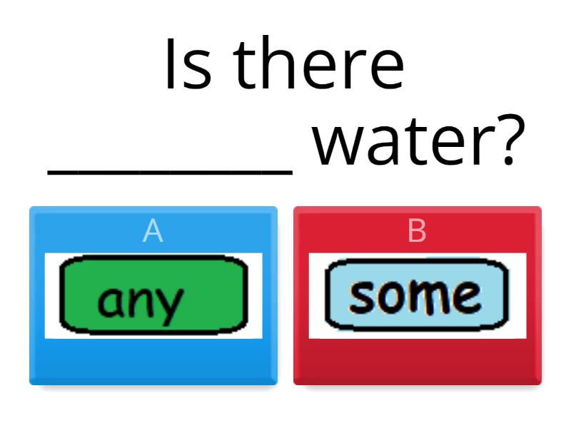 Some / Any - Quiz