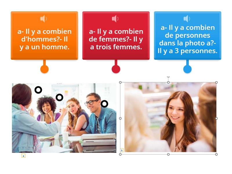 Je peux poser des questions simples! - Diagramme étiqueté