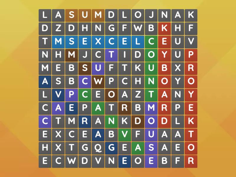 INFORMATIKA 1 - Wordsearch