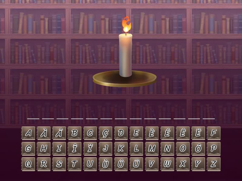 Pendu Lexique du voyage - Hangman