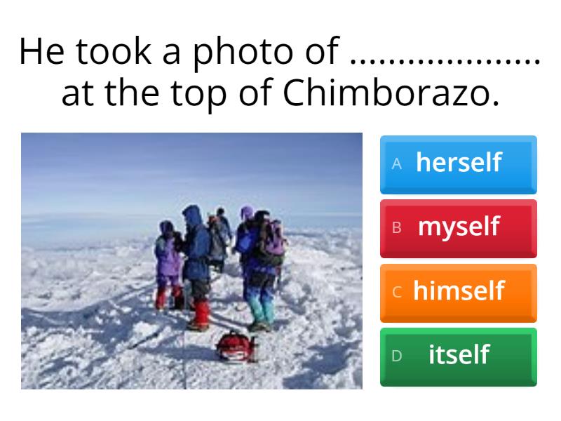 REFLEXIVE PRONOUNS multiple choice - Quiz