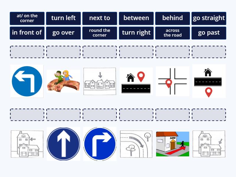 Flyers - Unit 2: Giving directions - Match up