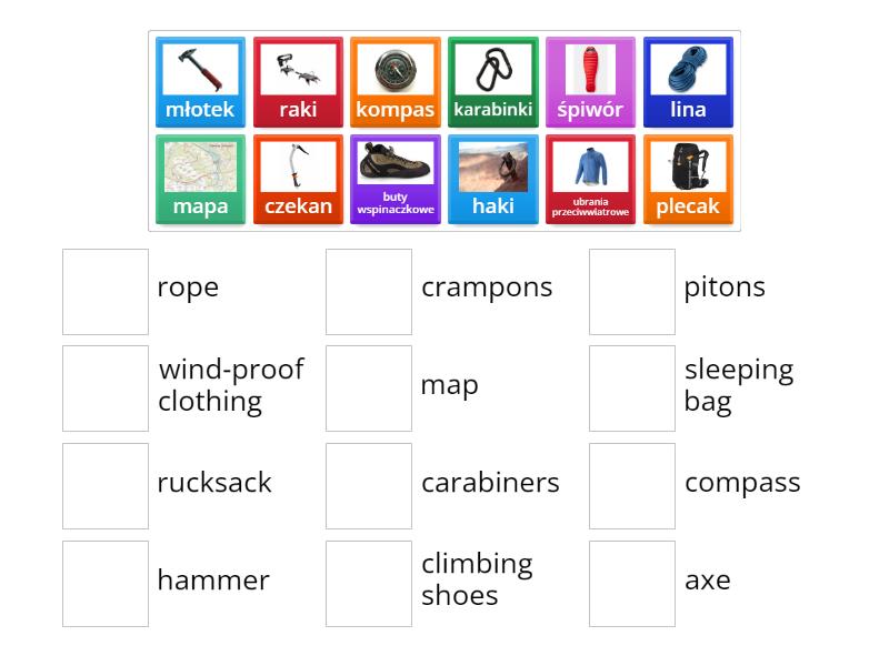 Climbing gear - Match up