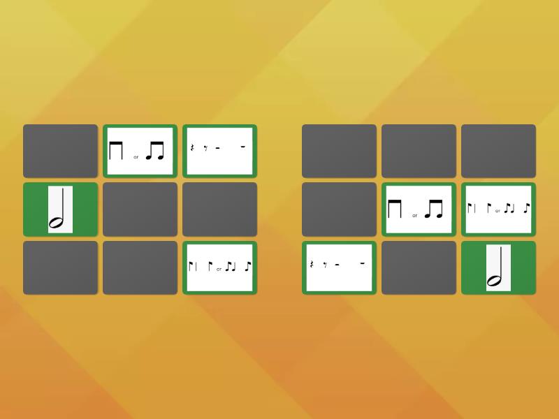 Ti-Ta-Ti/ Syncopa Match - Matching pairs