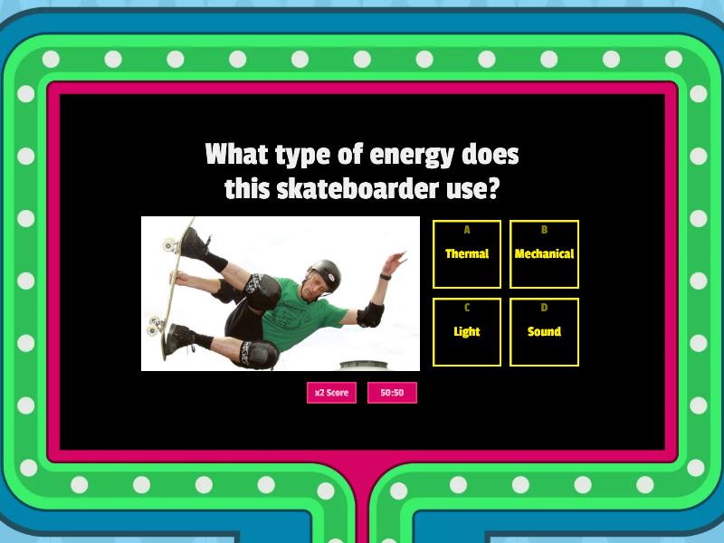 Force, Motion, Energy Review Game Show Quiz (3rd Grade Science ...