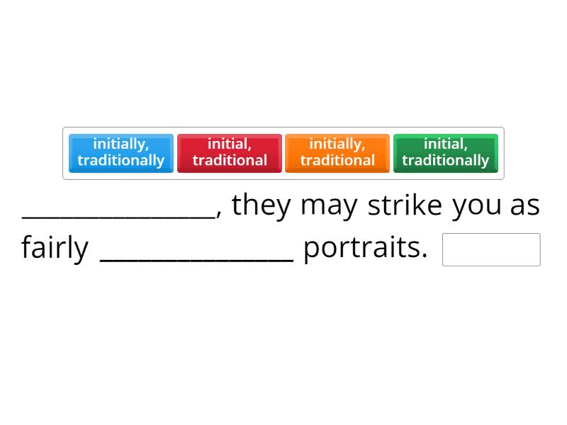 Adjectives and adverbs - Missing word